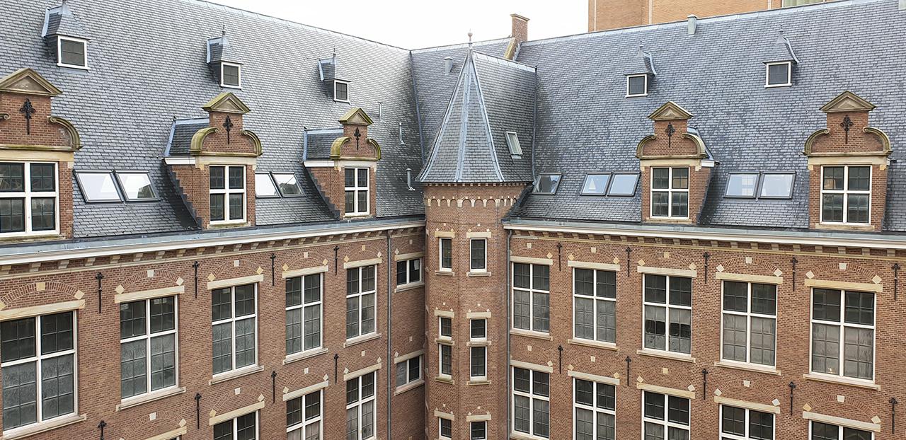 Beplating dakconstructie, aluminium perfo - Veratio